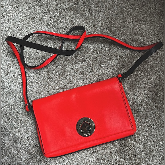kate spade | Bags | Kate Spade Orange Crossbody Purse | Poshmark